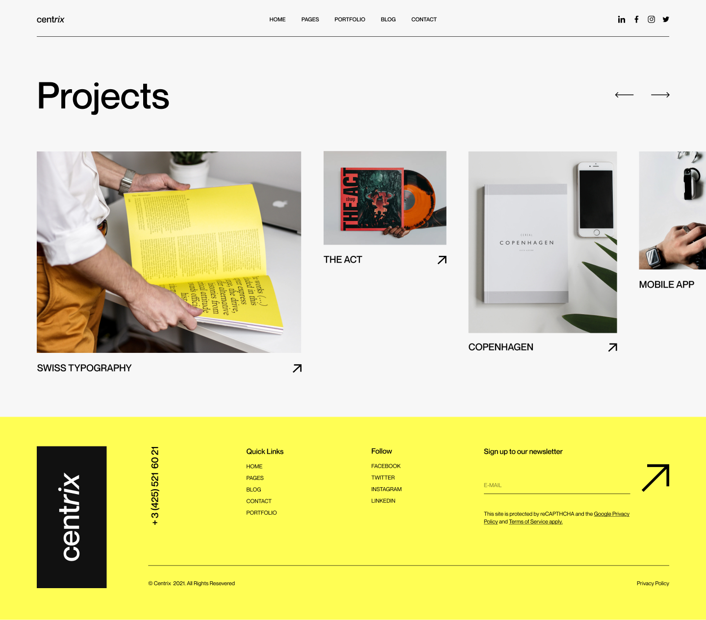 Centrix. - Creative Agency & Portfolio Figma Template by paul_tf | ThemeForest